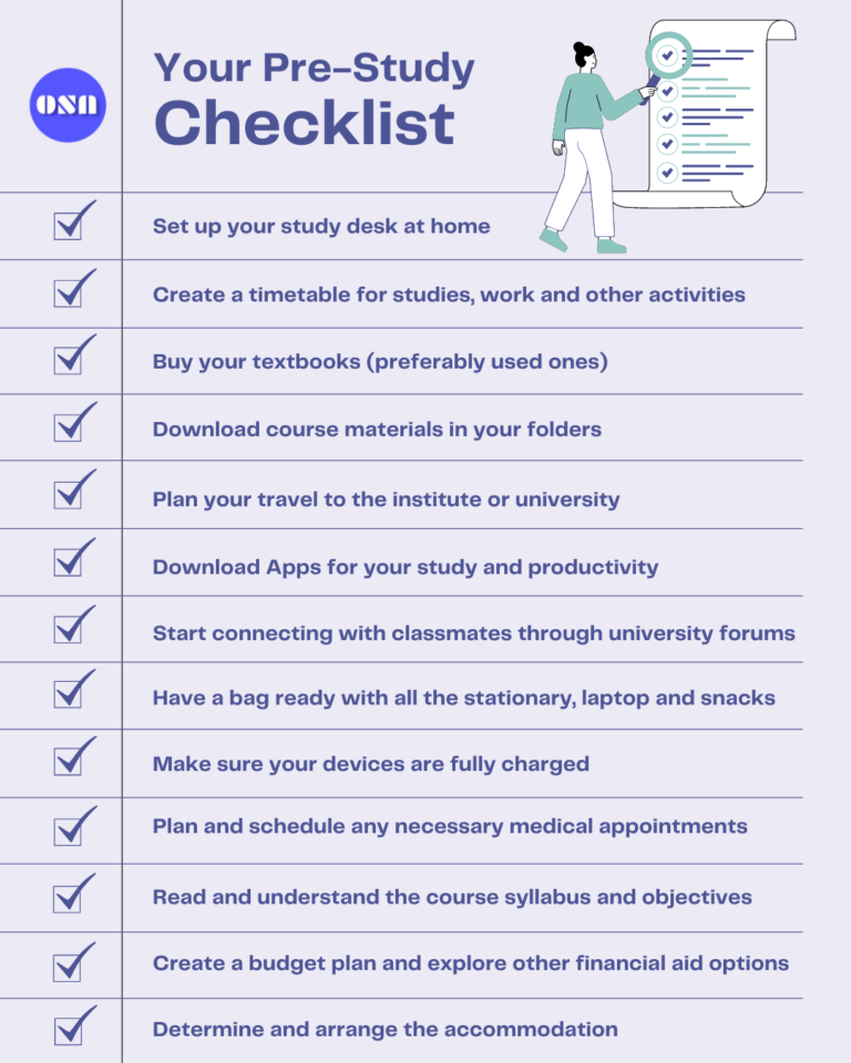 Preparing For a New Semester in Australia: Your Pre-study Checklist ...